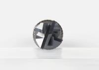 China Solid Carbide Roughing End Mill  3/4Flute Lathe Cutting Tools Black Coating for sale