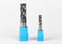 China Solid Carbide Roughing End Mill  3/4Flute Lathe Cutting Tools Black Coating for sale