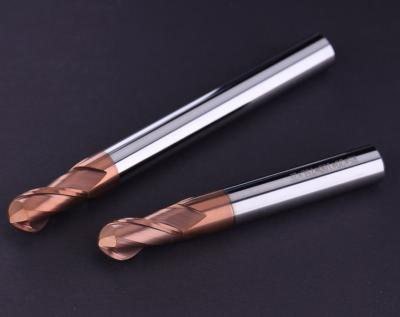 China Hot Sale High Quality Solid 2 Flutes Ball Nose Carbide Insert End Mill for sale