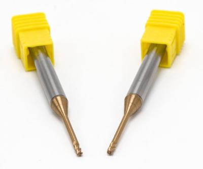 China Long Neck CNC Cutting Carbide End Mill 2 Flutes Carbide Spiral Bits for sale
