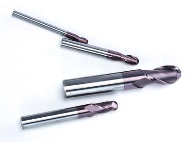 China Carbide de tungstênio WF25 Corte de moagem de nariz de bola 2 flautas à venda