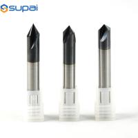 China 30 Degree Solid Carbide Chamfer End Mill 4 Flute For Steel for sale