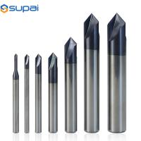 China 30 Degree Solid Carbide Chamfer End Mill 4 Flute For Steel for sale