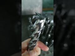 2 Moinho de fim de flauta Diâmetro de carburo sólido 1-20 mm Ferramentas de corte de alta precisão