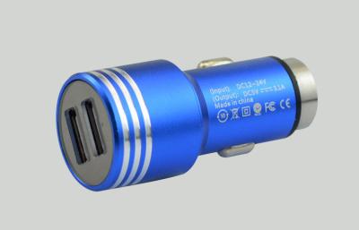 China Mobile Phone Universal USB Car Charger Adapter 5v 2a Dual Port for sale