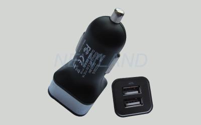 China 2 Port 10W Universal USB Car Charger iPhone 6plus With Blue LED for sale