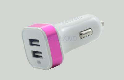 China High Output Universal USB Car Charger Usb Port / Dual Usb In Car Charger for sale