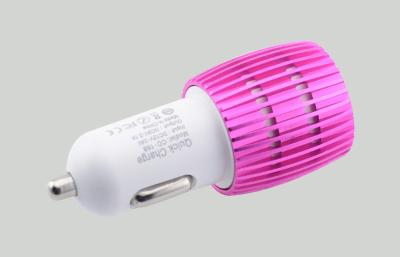 China Smartphone Universal USB Car Charger , USB Port Charger Over Current for sale