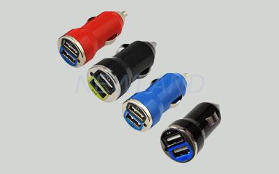 China Compact Dual Usb Auto Charger / High Power Multi Port Usb Charger for sale
