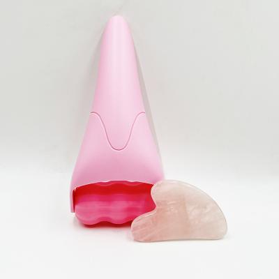 Cina Roller di giada per il viso per il massaggio con ghiaccio naturale anti rughe e cura della pelle per la bellezza degli occhi in vendita