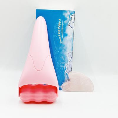 Cina Roller di giada per il viso per il massaggio con ghiaccio naturale anti rughe e cura della pelle per la bellezza degli occhi in vendita