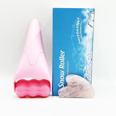Cina Massaggio del viso Jade Roller per la ricrescita dei capelli Dispositivo di bellezza e anti-invecchiamento naturale in vendita