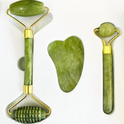 Cina Massaggiatore a rulli di giada a doppio lato per la bellezza naturale e il facelifting in vendita