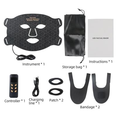 China 40*29.5cm LED Gesichtsmaske 4 Farben Licht Photon Akne Behandlung Aufhellung Silikon Hautpflege zu verkaufen