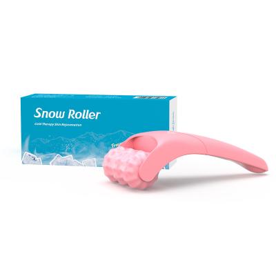 2024 Massagem Facial Roller de gelo com caixa de silicone Área alvo Rosto anti-inchaço