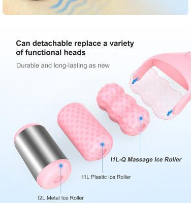 Cina 2024 Massaggio Facial Ice Roller con Cassa in Silicone Area bersaglio Faccia Anti-Pulpness in vendita