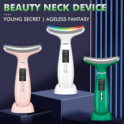 Cina Dispositivo di bellezza del collo e del viso anti-rughe con tecnologia di stimolazione muscolare elettrica EMS in vendita