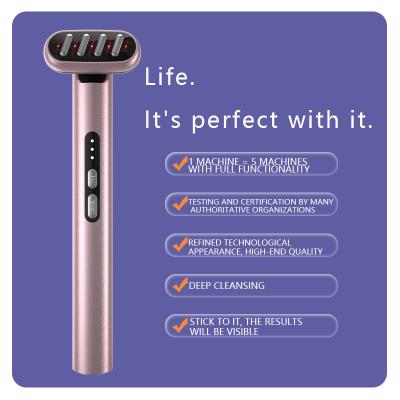 China Mini Eye Beauty Device Microcurrent Ems Eye Massager Wand with Heat and Remote Wand for sale