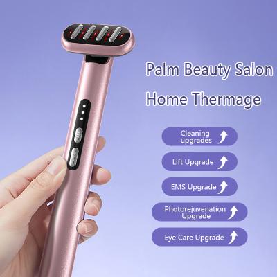 China Mini Eye Beauty Device Microcurrent Ems Eye Massager Wand with Heat and Remote Wand for sale