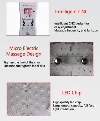 Cina Maschera a LED per l'idratazione e la rimozione delle rughe con terapia luminosa a 7 colori in vendita