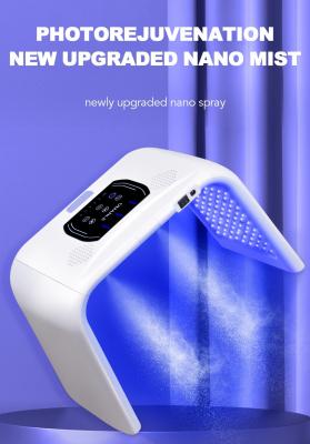 China Face Target Area Waterproof LED Light Therapy Mask with Red Light Wand and Spray for sale
