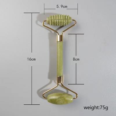 Cina 100% giada naturale giada pietra giada rulli Gua Sha Set rulli di ghiaccio viso con microneedling in vendita