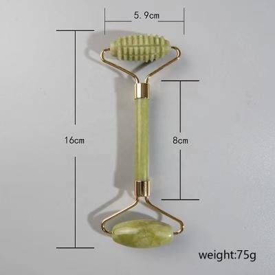 Cina Prodotti di bellezza Jade Roller Logo Private Label Anti Aging Therapy Green Jade Eye Roller in vendita