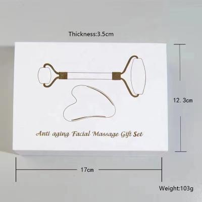 Cina Prodotti di bellezza Jade Roller Logo Private Label Anti Aging Therapy Green Jade Eye Roller in vendita