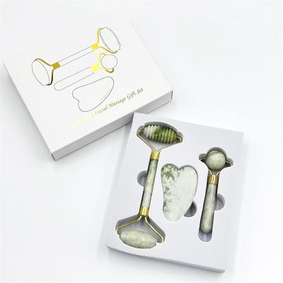 China Xiuyan Stone Handle Large Body Gua Sha Jade Roller Gua Sha for Sore Muscles Massager for sale