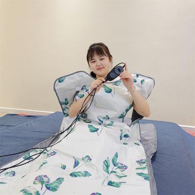 China Home Detox Far Infrared Sauna aquecimento cobertor com terapia de luz vermelha e limpeza de poros à venda