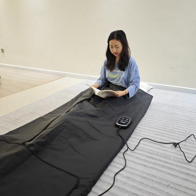 China Home Detox Far Infrared Sauna aquecimento cobertor com terapia de luz vermelha e limpeza de poros à venda