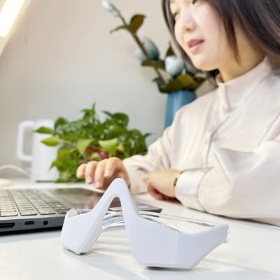 China 3D Eye Vibration LED Red Light Therapy Anti-aging Micro-current EMS Eye Massager for sale