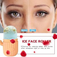 China Derma Rolling System Face Ice Roller for Wrinkle Removal and Silicone Ice Cube Roller for sale