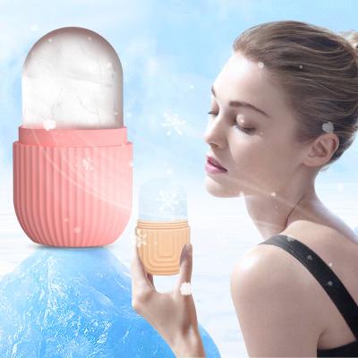 China Target Area No Plugs Type Silicone Ice Molds for Facial Cube Ice Roller Face and Body for sale