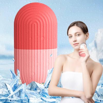 China Target Area No Plugs Type Silicone Ice Molds for Facial Cube Ice Roller Face and Body for sale
