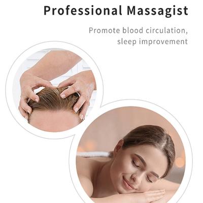 Cina Culla di ricarica Peso ergonomico Disegno Terapia della luce rossa Sciampo silicone Massaggio Capelli Spazzola capelluto in vendita
