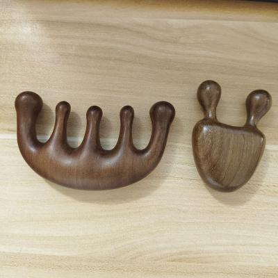 Cina Combine Meridiano di Sandalo per la salute del cuoio capelluto Combine per massaggi con denti larghi in vendita