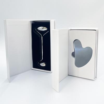 中国 カスタムロゴ グア・シャ・ストーン ステンレス・スティール 首・顔用 マッサージ器 販売のため