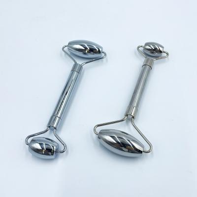 Cina Massaggio del viso per la sanità Roller oro in acciaio inossidabile Gua Sha Set per collo e viso in vendita