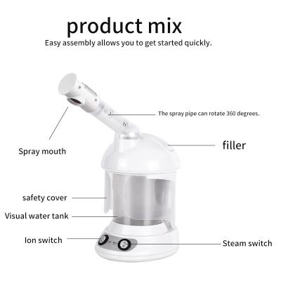 Cina Peso lordo 1300g 2023 Nuovo Nano Facial Steamer per salone Umidificatore Multifunzionale in vendita