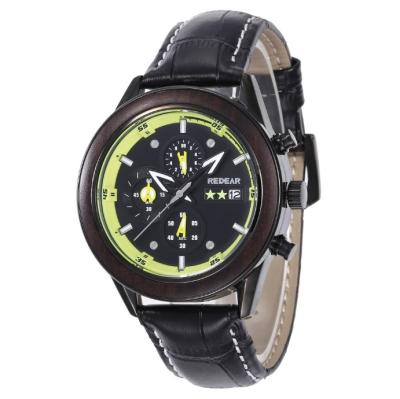 China Hot Date Style Automatic Wrist Watch Real Three Eyes Sports Quartz Watches For Men for sale