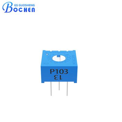 China 10k 100k Ohm Precision Trimmer Potentiometer 3386P 0.5W ODM for sale