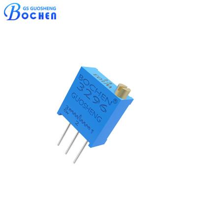 China 3296W Cermet Trimmer Potentiometer 10K-20K Ohms 0.5W PCB Mount for sale