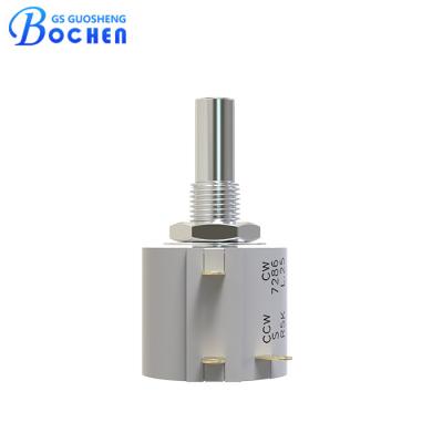 Chine 7286 2W 1K 2K 5K 10K 20K 50K Ohms 10K Potentiomètre à plusieurs tours 5k Ohm 10 tours à vendre