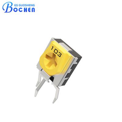 Chine 103 Potentiomètre à film de carbone à réglage latéral 2k Ohm WH06-1C à vendre