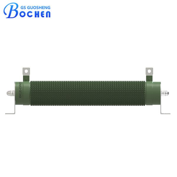 Quality Adjustable Power Corrugated Resistance Wirewound Resistor With Brackets RXG20 for sale