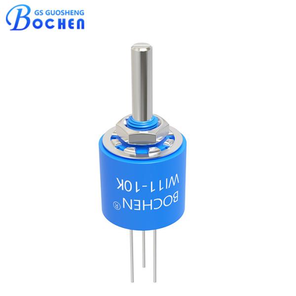 Quality 1k 2k 5k 10k 50k 100k Cermet Trimmer Precision Potentiometer WI11-3 1/2" Round for sale