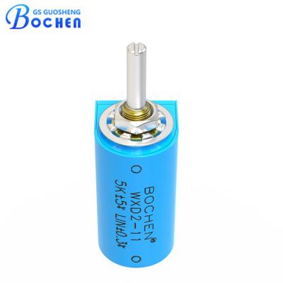 China BOCHEN WXD2-11 5k Ohm Wirewound Potentiometer 5% Tolerance for sale