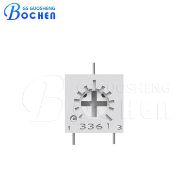 3361P 0,25W 1/4 ′′ Cuadrado de giro único SMD Cermet Trimmer Potentiometer de recorte
