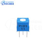 China 3323P 10K Single Turn Trimmer Potentiometer - 10Ω to 5MΩ Range, -55°C to +125°C Temperature for sale